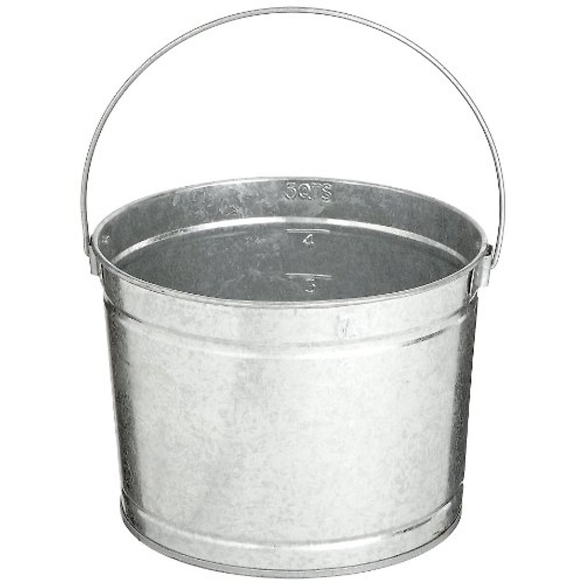 Magnolia Brush 5 5-Quart Metal Galvanized Paint Pail (Pack of 24)
