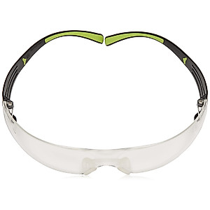 3M Secure Fit 400 Series Protective Eyewear, Standard, Black/Green