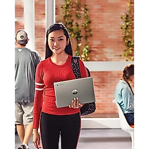 HP Chromebook 14b Laptop, 11th Gen Intel Core i3-1115G4, 8 GB RAM, 128 GB SSD, 14” HD Anti-Glare Touchscreen, Chrome OS, 720p Webcam and Camera Shutter, Audio by B&O, Backlit Keys (14b-nb0010nr, 2021)