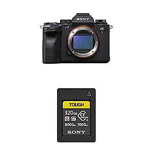 Sony Alpha 1 Full-Frame Interchangeable Lens Mirrorless Camera & Sony CFexpress Type A Memory Card