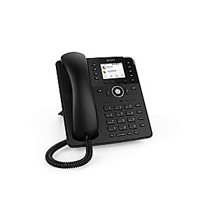 Snom D735 SIP VOIP 2.7" PoE Phone with USB WiFi Stick Support Black