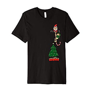Santa In A Pocket Christmas Stocking Stuffer Gift Premium T-Shirt