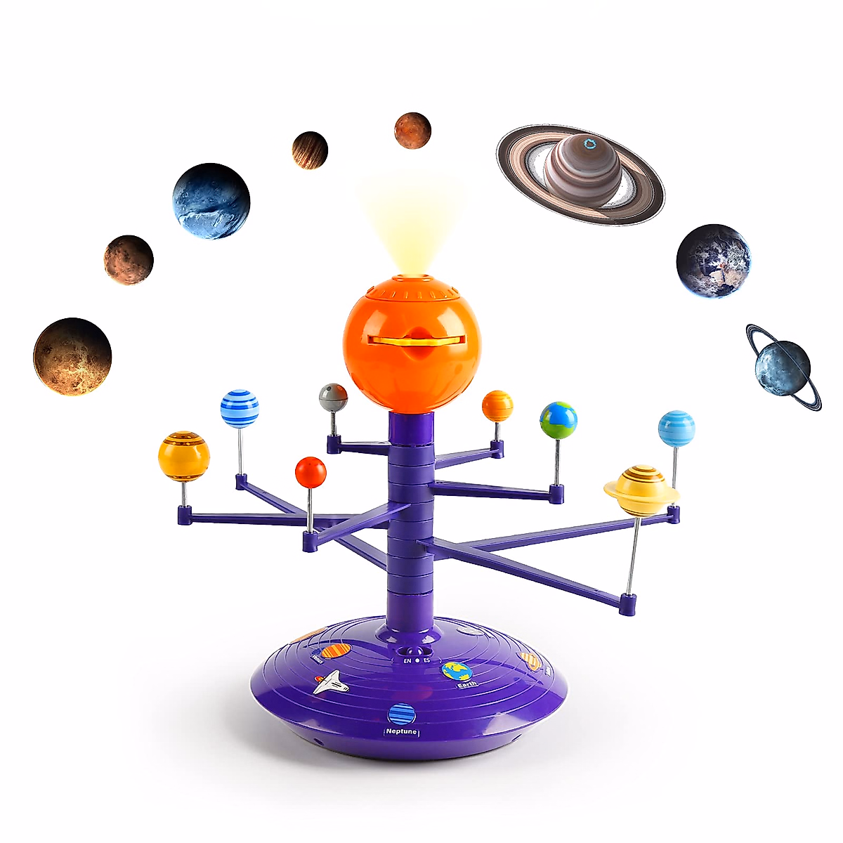Science Can Solar System for Kids, Talking Astronomy Solar System Model Kit, Planetarium Projector with 8 Planets STEM Space Toys for 3 4 5+ Years Old Boys Girls