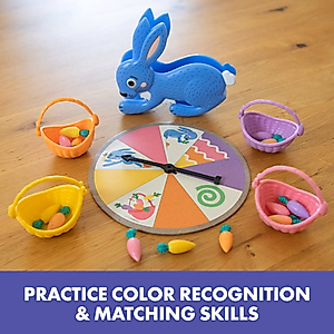 Educational Insights Hoppy Floppy's Happy Hunt Matching Preschool Board Game, Gift for Toddlers Ages 3+