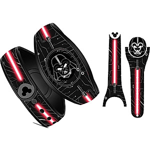 Red Lightsaber, Lord Warrior Wrap Magic Band Decal Skin Sticker Compatible with The Disney MagicBand 2 (Red Lightsaber, Lord Warrior)