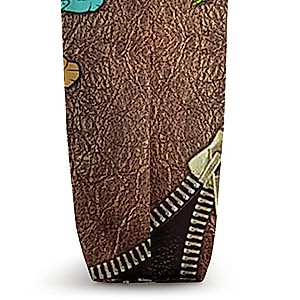 Sign Language ASL Zipper-Leather-Daisy Flying Tote Bag