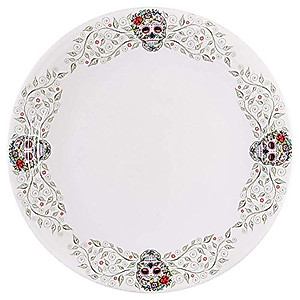 Fiesta Skull and Vine Sugar 11" Round Platter/Chop Plate