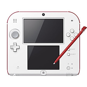Nintendo 2DS - Scarlet Red / White (Renewed)
