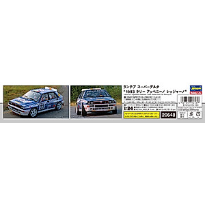 Hasegawa 20648 1/24 Lancia Super Delta, 1993 Rally Appennino Reggiano Model Kit, Multi-Colour