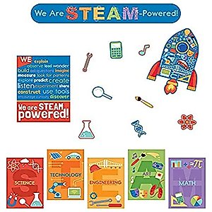 Carson Dellosa – STEAM Bulletin Board Set, Classroom Décor, 22 Pieces
