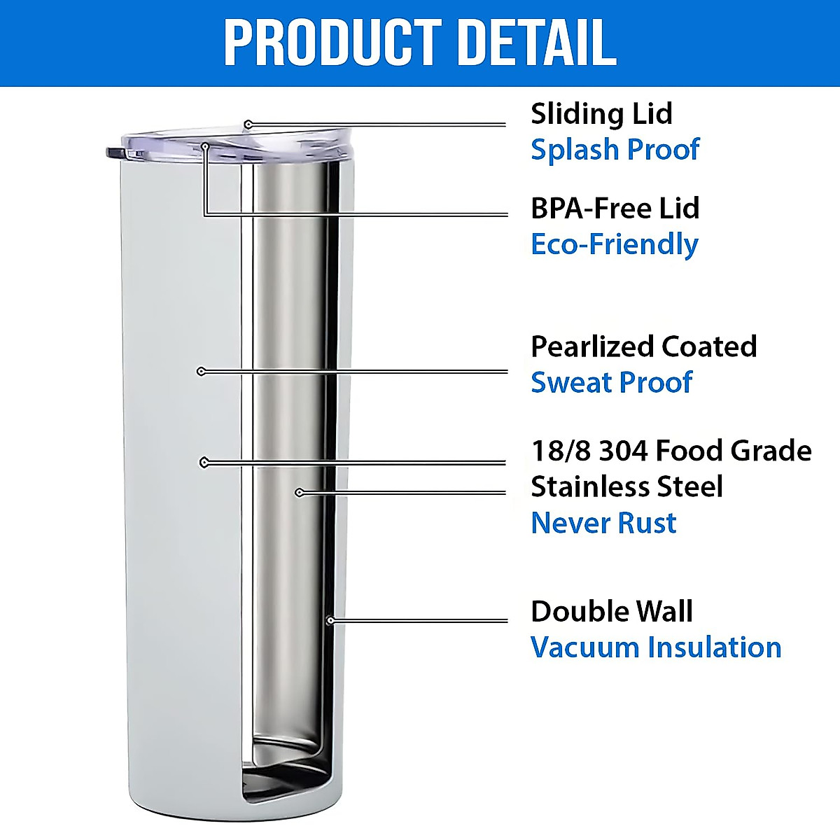 Hyturtle Personalized Picture Dog Mom Skinny Tumbler Gifts for Dog Lover Owner on Valentine's Day Birthday Mother's Day Christmas - Dog Pawprint Custom Photo 20oz Stainless Steel Skinny Tumbler