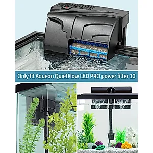 Pawfly 6 Count Ammonia Reducer Filter Pads Fish Tank Filter Pads for QuietFlow LED PRO Model 10