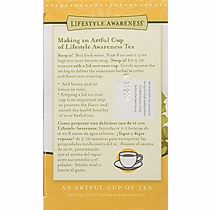 Lifestyle Awareness Teas, Caffeine Free Dandy Liver Detox Tea, 20 Count