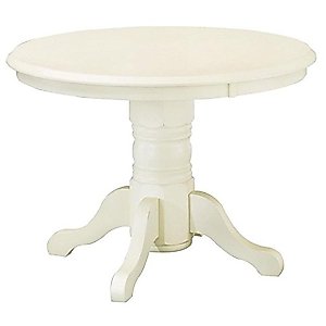 Homestyles Warwick Dining Table, W-42”, D-42”, H-30”, Off White