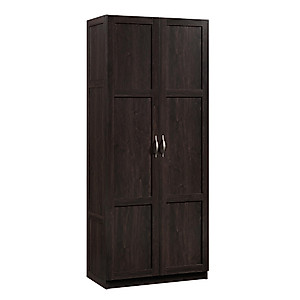 Sauder 419496 Miscellaneous Storage Storage Cabinet, L: 29.375" x W: 16.125" x H: 71.125", Cinnamon Cherry finish