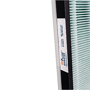 Filter-Monster True HEPA Replacement Value Pack compatible with Rabbit Air SPA-550A and SPA-625A Air Purifiers, includes Carbon and HEPA Filter