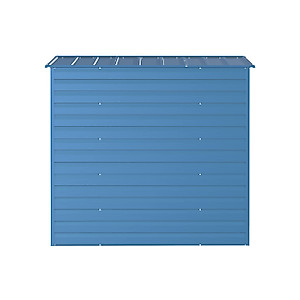 Arrow Select 6' x 7' Outdoor Lockable Steel Storage Shed Building, Blue Grey