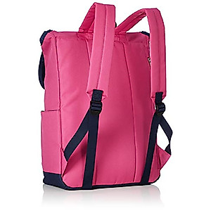 UNITED COLORS OF BENETTON.(ユナイテッド カラーズ オブ ベネトン) Women 2BE0393RK Backpack Flap, Safety Pink