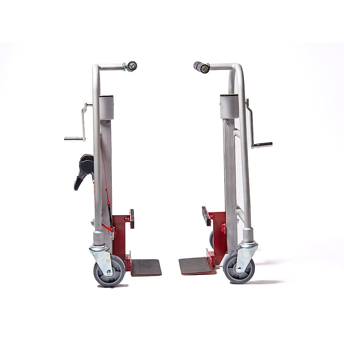 Manual Furniture Mover (Set of 2), 1100 lb. Cap, Aluminum, 12" Lift Height, Machinery Mover