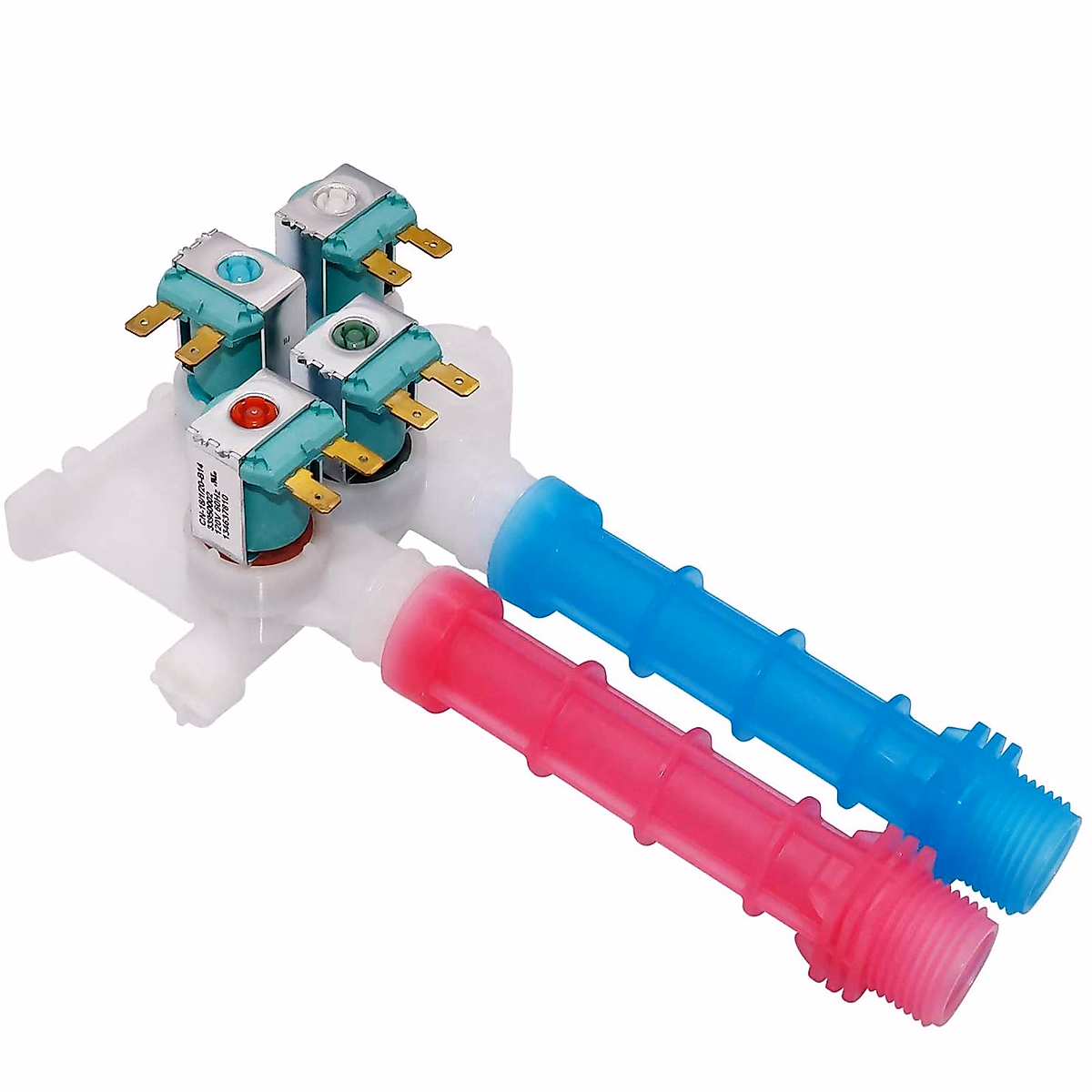 OEM 134637810 Washer Water Inlet Valve by Beaquicy (5 YEAR WARRANTY) - Replacement for Ken-more Crosley Washing Machine -Replaces 134637800, 7134637800, 7134637810, 1482877, AP4368791