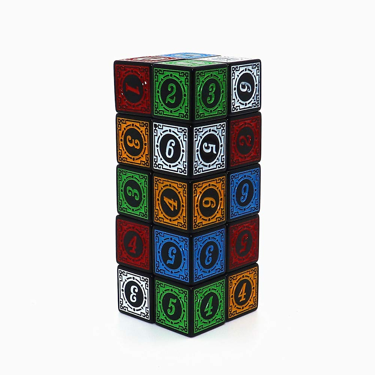 CREEBUY 16Pcs Dice Counters Token Loyalty Dice D6 Glitter Dice Cube Compatible with MTG,Magic The Gathering, CCG, Card Games Accessory(Nebula Dice)