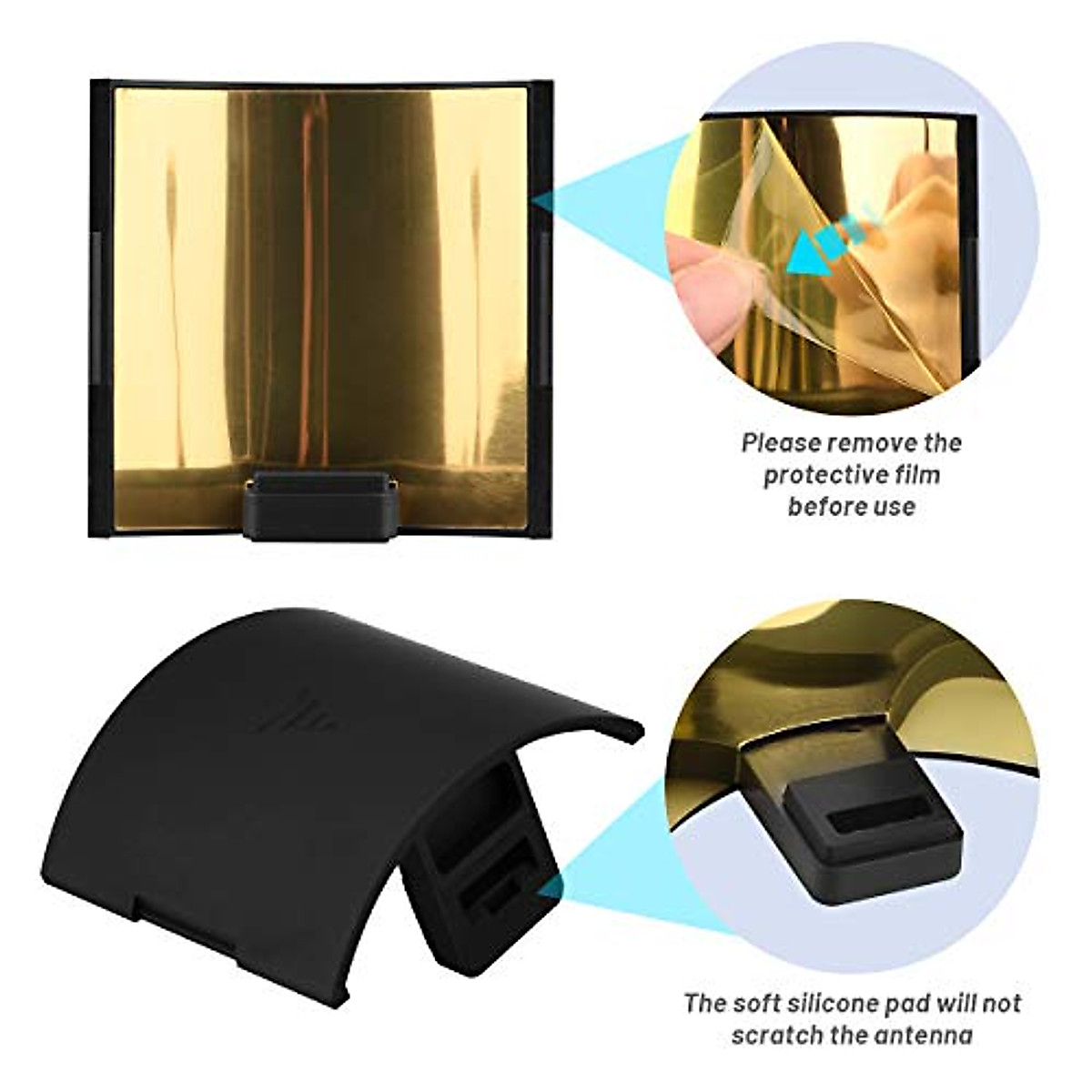 HeiyRC Yagi-Uda Antenna Reflection Amplifier Signal Booster for DJI Mavic Mini Mavic 2 Pro Zoom Air Spark X8 SE Drone Remote Control Range Extender Accessory