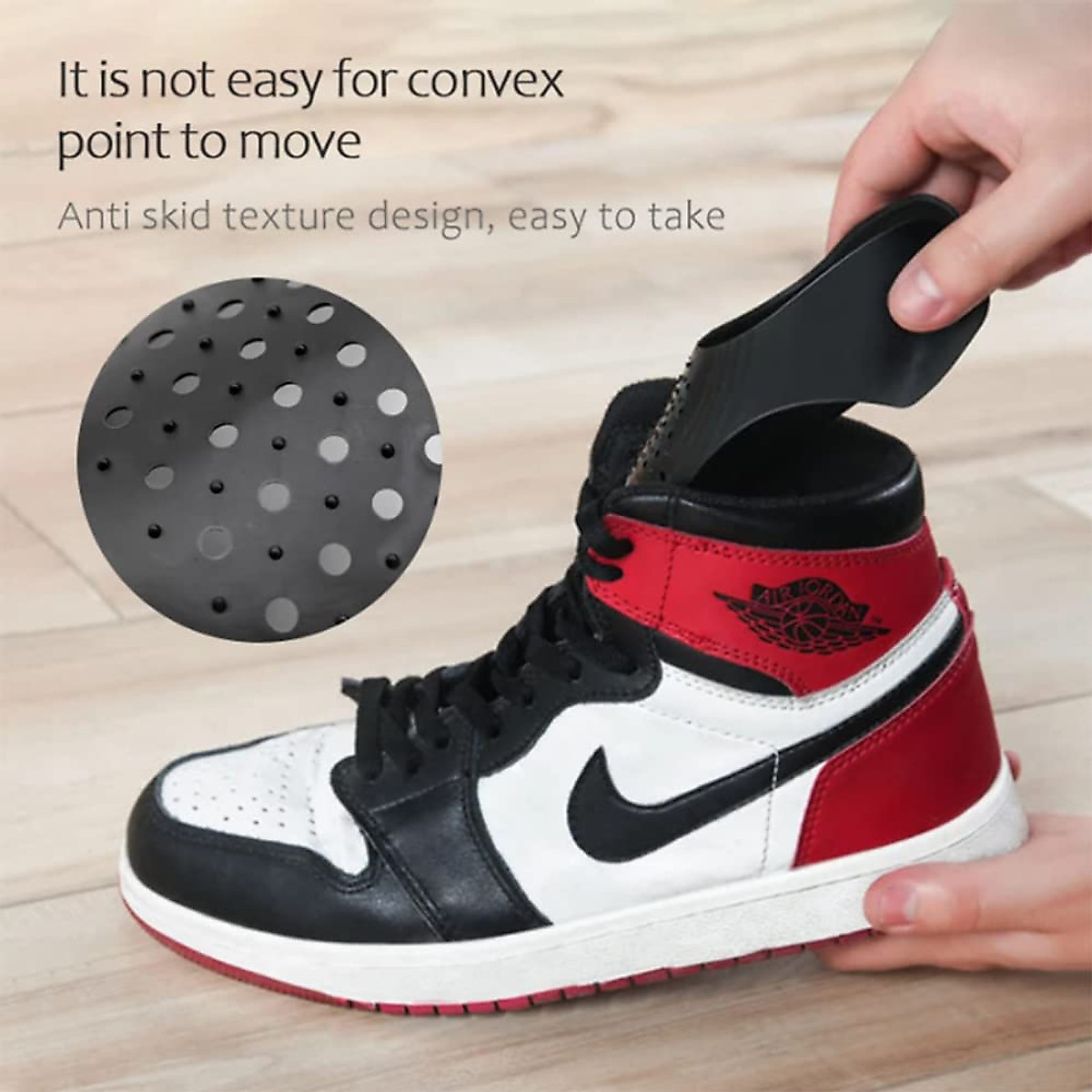 TooTwo 2 Pairs Shoe Crease Protectors for Jordan 1 and Air Force 1, Shoe Crease Guard Protector S (US Size 5''-8.5'')