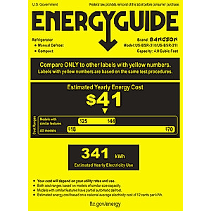 BANGSON Small Refrigerator with Freezer, 4.0 Cu.Ft, Small Fridge with Freezer, 2 Door, with Bottom Freezer, Compact Refrigerator for Apartment Bedroom Dorm and Office, Silver