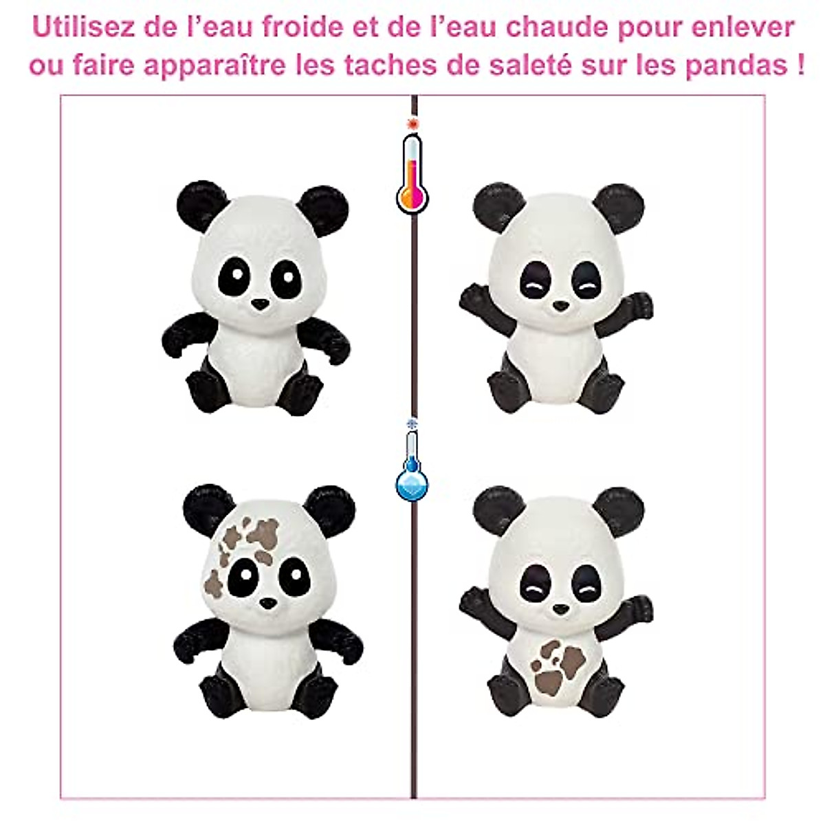 Barbie Careers Doll & Playset, Baby Panda Care and Rescue with Vet Doll, 2 Color-Change Pandas & 20+ Accessories