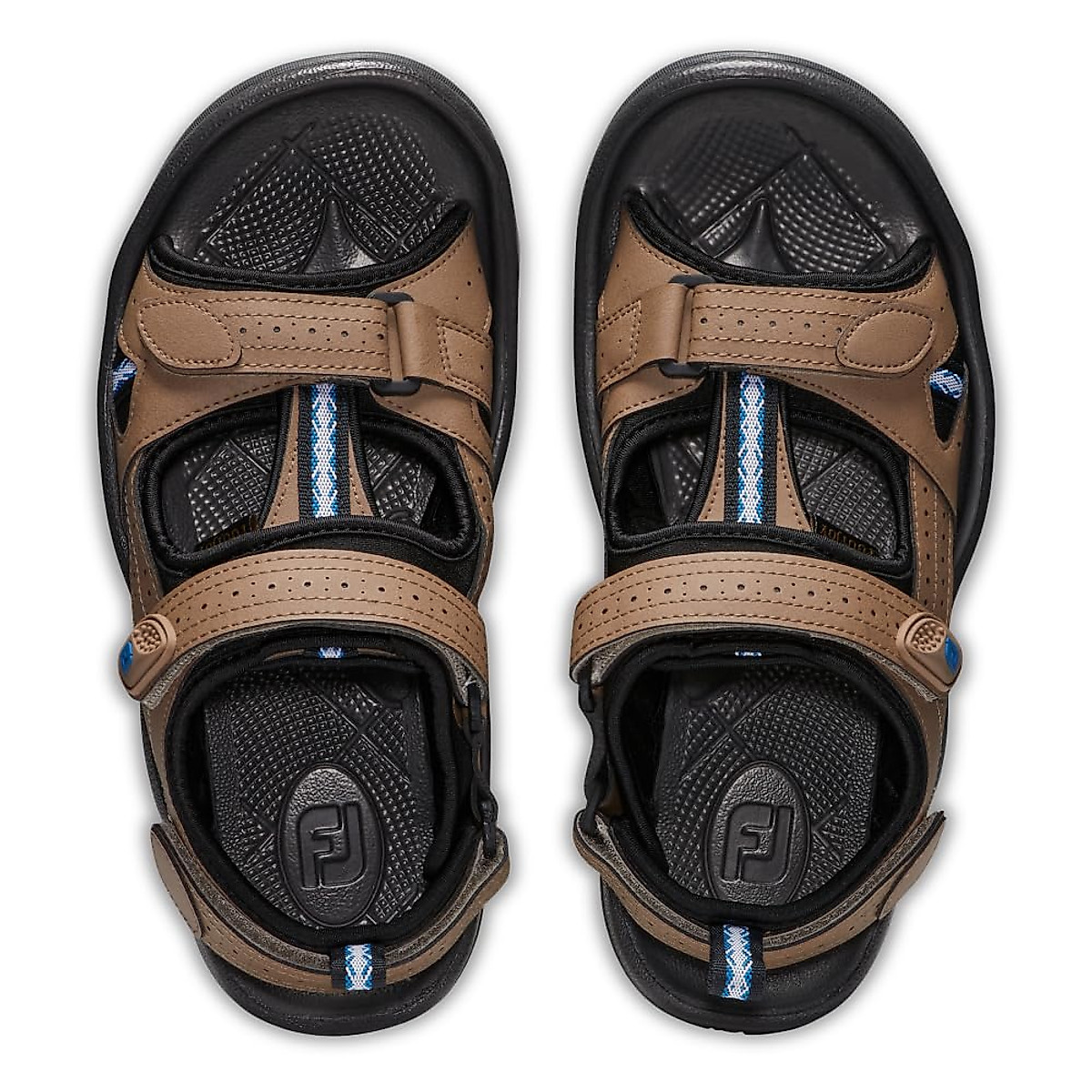 FootJoy Men's Golf Sandals Shoes, Dark Taupe, 9