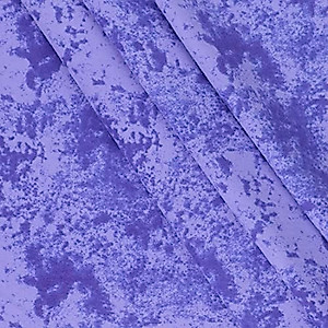 Mook Fabrics Flannel Snuggy PRT Marble, Purple