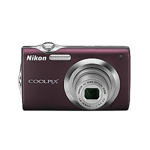 Nikon Coolpix S3000 12.0 MP Digital Camera with 4x Optical Electronic Vibration Reduction (VR) Zoom and 2.7-Inch LCD (Plum)