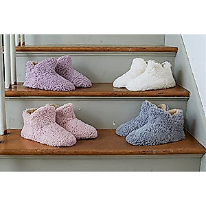 Dearfoams womens Chelsea faux sherpa Bootie Slipper, Elderberry, Large US