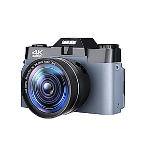 DYOSEN Digital Camera 48MP Camera Digital WiFi 4K Vlogging Camera 16X Zoom Digital Camera Gift for Friends Family Restoring Ancient Ways Digital Camera Photography (Size : Nocard, Color : A)