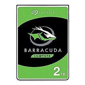 Seagate BarraCuda 2TB Internal Hard Drive HDD – 2.5 Inch SATA 6Gb/s 5400 RPM 128MB Cache for Computer Desktop PC – Frustration Free Packaging (ST2000LM015)