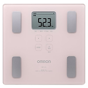Omron body weight, composition meter scan pink HBF-214-PK