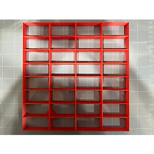 2”x1” (32 Rectangular) Rectangular Shape multi Cookie Cutter (8”x8”)