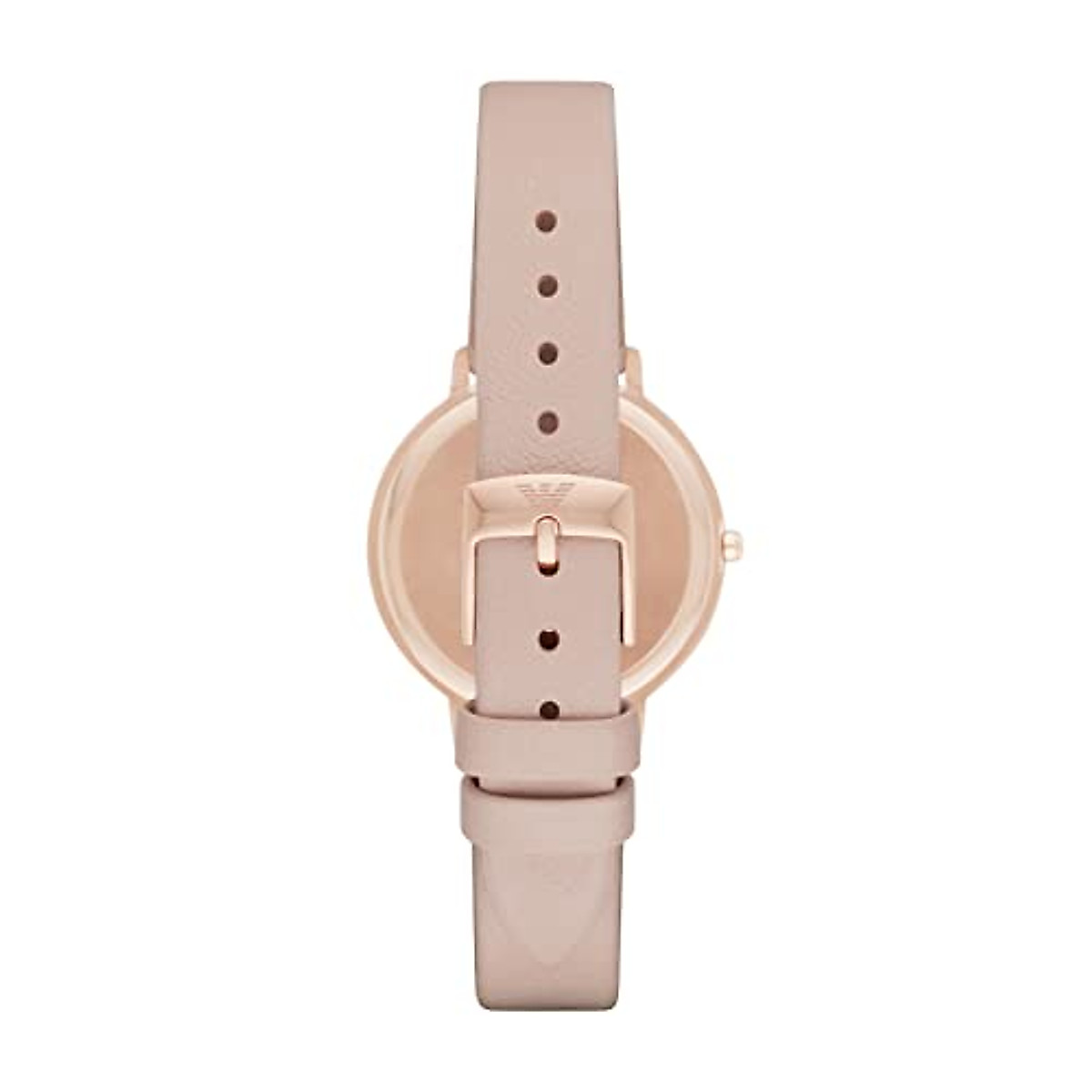 Emporio Armani Women's AR2510 Dress Blush Leather Quartz Watch