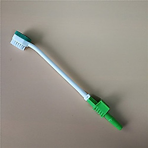 MUNKCARE Disposable Suction Swab Toothbrush Head of Green (pack of 20)
