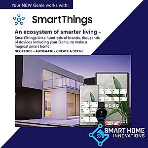 Genie ALKT1-R Smart Garage Door Opener Controller, Aladdin Connect Kit, Works with Alexa, Google, SmartThings