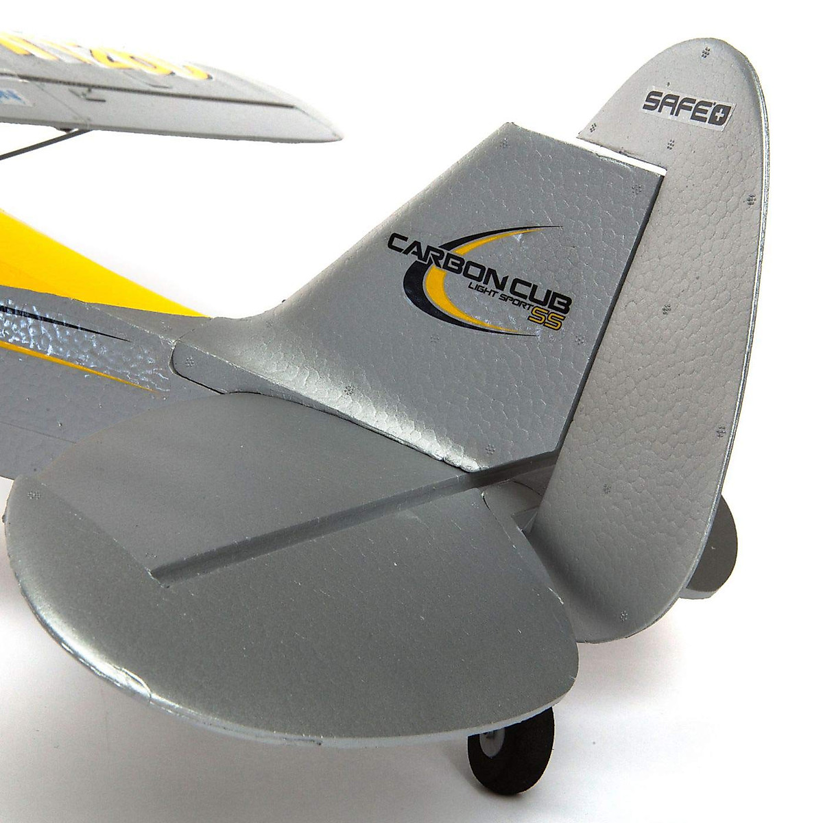HobbyZone RC Airplane Carbon Cub S 2 1.3m BNF Basic (Transmitter, Battery and Charger not Included) with Safe, HBZ32500, Yellow