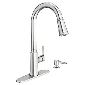 American Standard 7421300.075 Raviv Kitchen Faucet, Stainless Steel