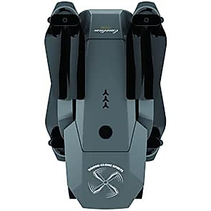 Falcon X 4K Drone with Camera for Adults - Upgraded HD WiFi FPV Live Video - QuadAir Skyline X Quadcopter Foldable, Beginners, Gesture Photo, Altitude Hold, Includes Case and 2 Batteries