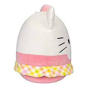 Squishmallows Sanrio 14-Inch Hello Kitty Wearing Gingham Skirt Plush - Large Ultrasoft Official Kelly Toy Plush