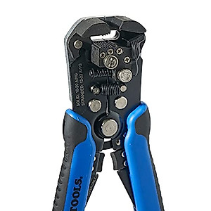 Klein Tools 11061 Self-Adjusting Wire Stripper / Wire Cutter, Heavy Duty, for 10-20 AWG Solid, 12-22 AWG Stranded, and Romex Wire 12/2 and 14/3