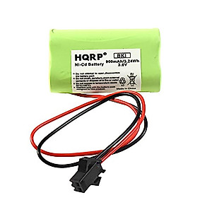 HQRP Emergency Exit Light Battery Compatible with Lithonia ELB-B001 EU2 LED Interstate ANIC1566 Unitech 0253799 Lowes 253799, Unitech 6200RP, LEDR-1, OSA230 Replacement
