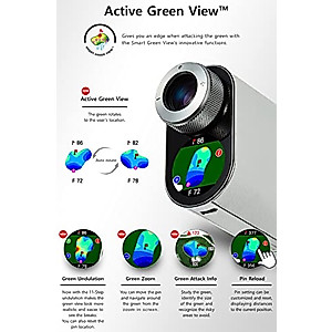 Voice Caddie SL2 Golf GPS Laser Rangefinder | Distance Measuring Flag Pole Locking Vibration | Slope Mode Tournament Switch | Continuous Scan | 6X Magnification | 1,000 Yards | USB Rechargeable