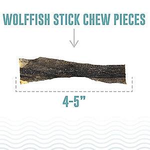 Icelandic+ Wolffish Skin Stick Chews Dog Treat 3.0-oz Bag