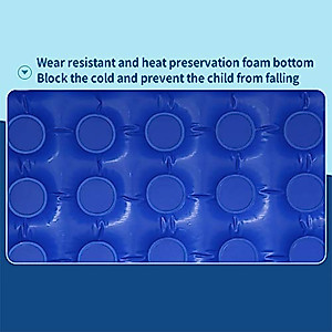 iHPH7 Family Inflatable Swimming Pool for Toddlers,Kids,Adults,Kiddie,Ocean Scene Rectangular Above Ground Garden Backyard Outdoor Summer Water Party Multiple Size Options S