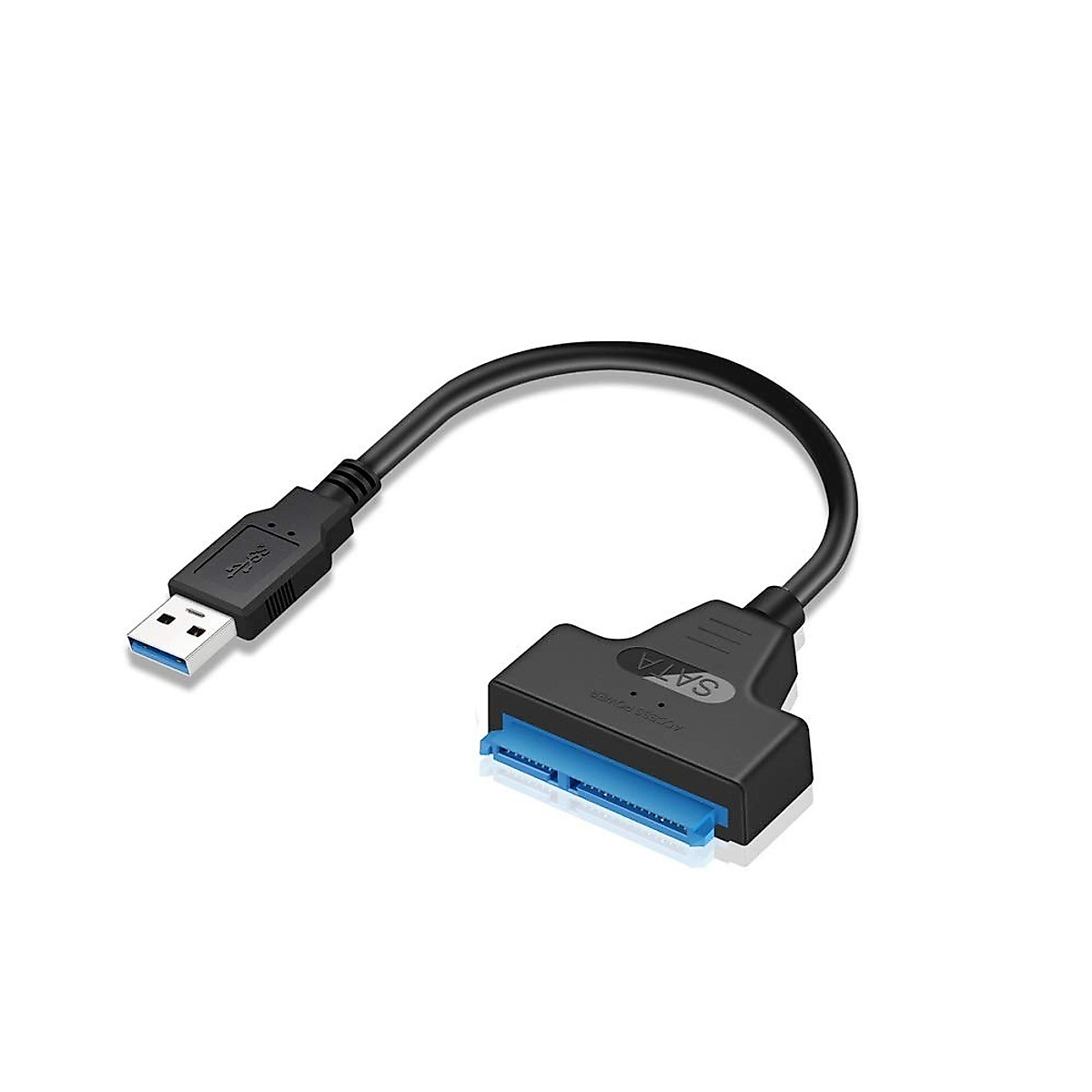 Cotchear USB 3.0 to SATA III Hard Drive Adapter Cable, 15 + 7 Pin Portable Adapter Cord 22 pin USB Cable 3.0 to SATA Adapter for 2.5 inch HDD SSD Hard Drive
